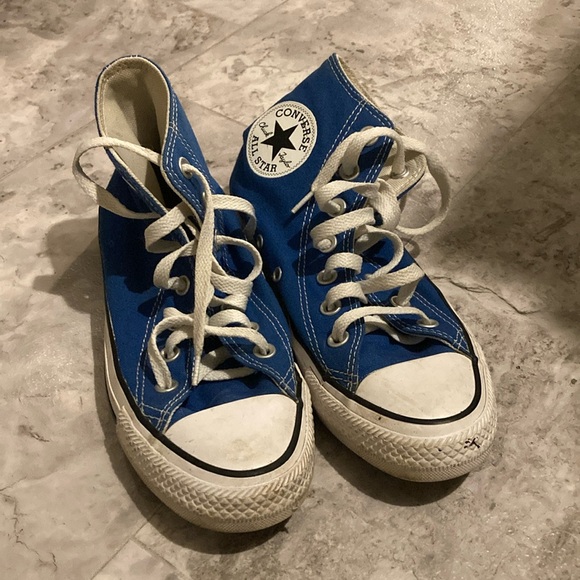 Converse | Shoes | Sparsely Used Blue Converse | Poshmark
